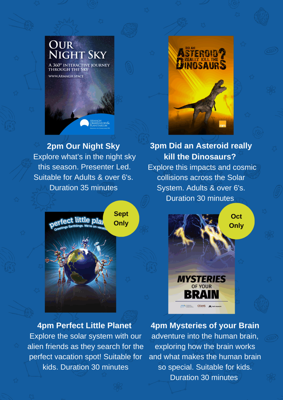What's On? - Armagh Observatory and Planetarium