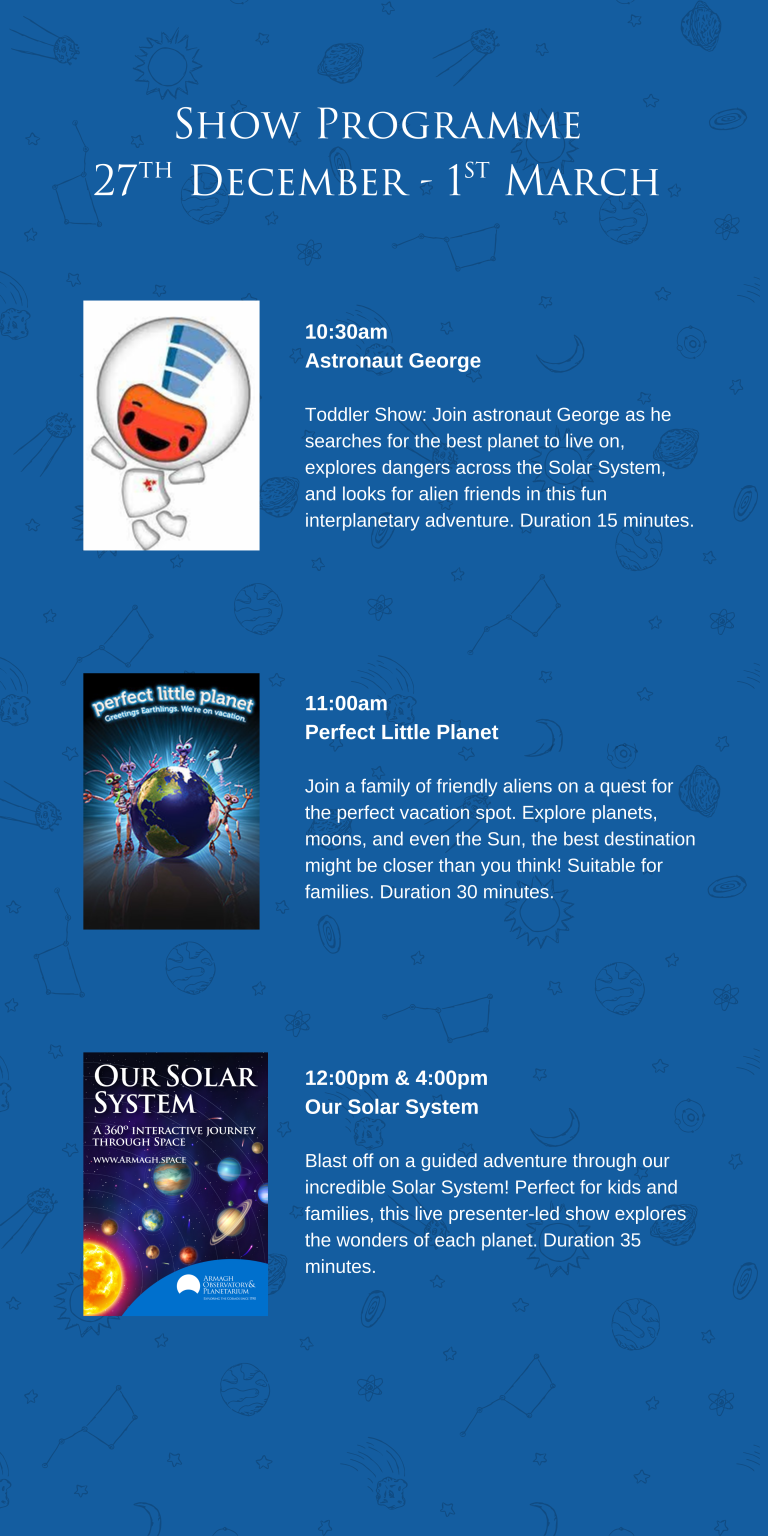 What's On? - Armagh Observatory and Planetarium