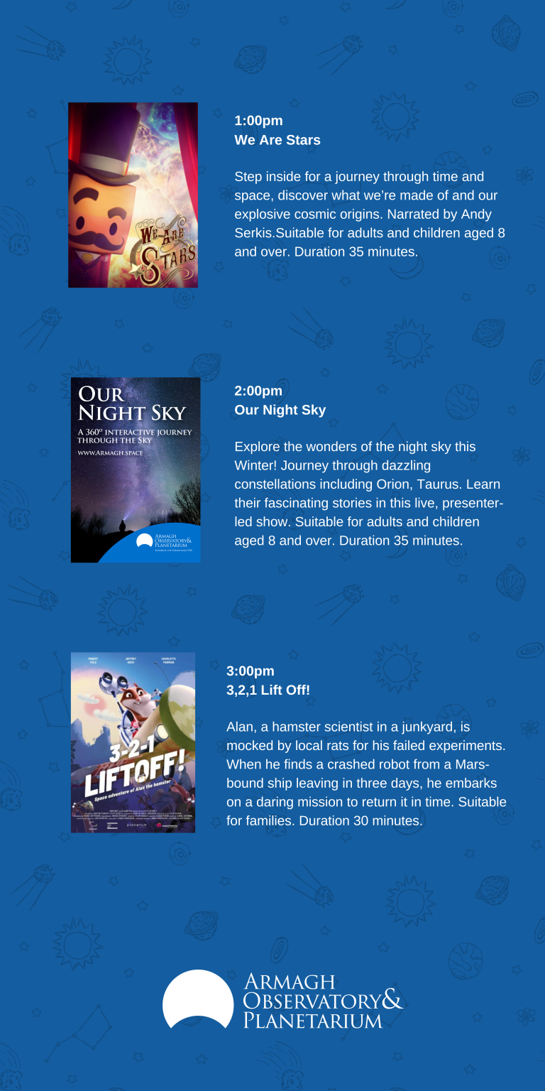 What's On? - Armagh Observatory and Planetarium