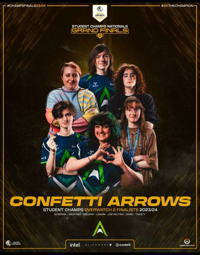 The Confetti Arrows: Confetti College Esports Team