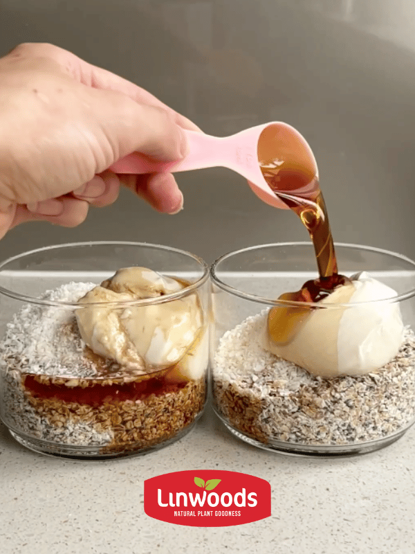 4 Simple Steps to Bounty Inspired Chocolate and Coconut Overnight Oats ...