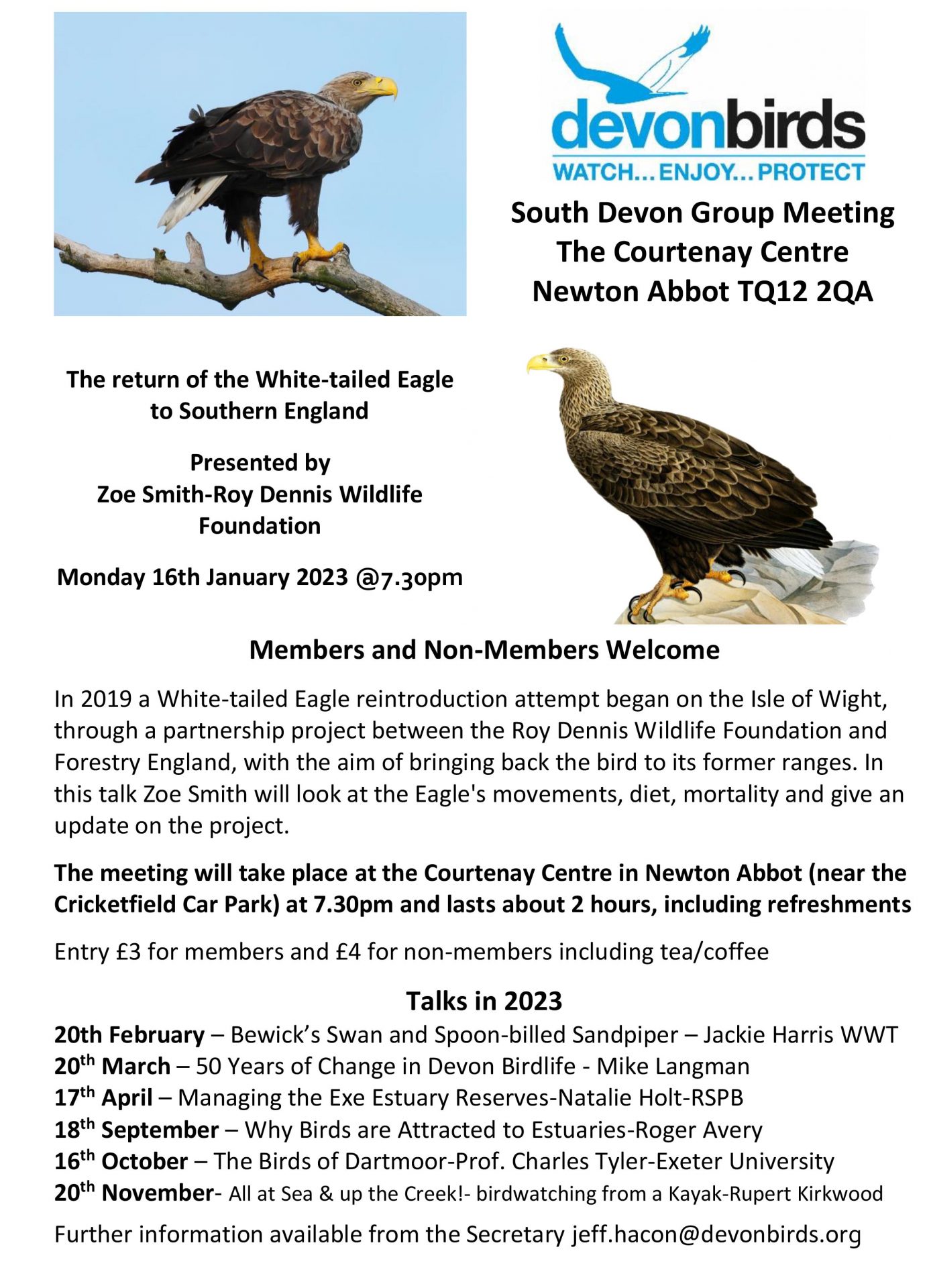 Events News & Writeups - Devon Birds