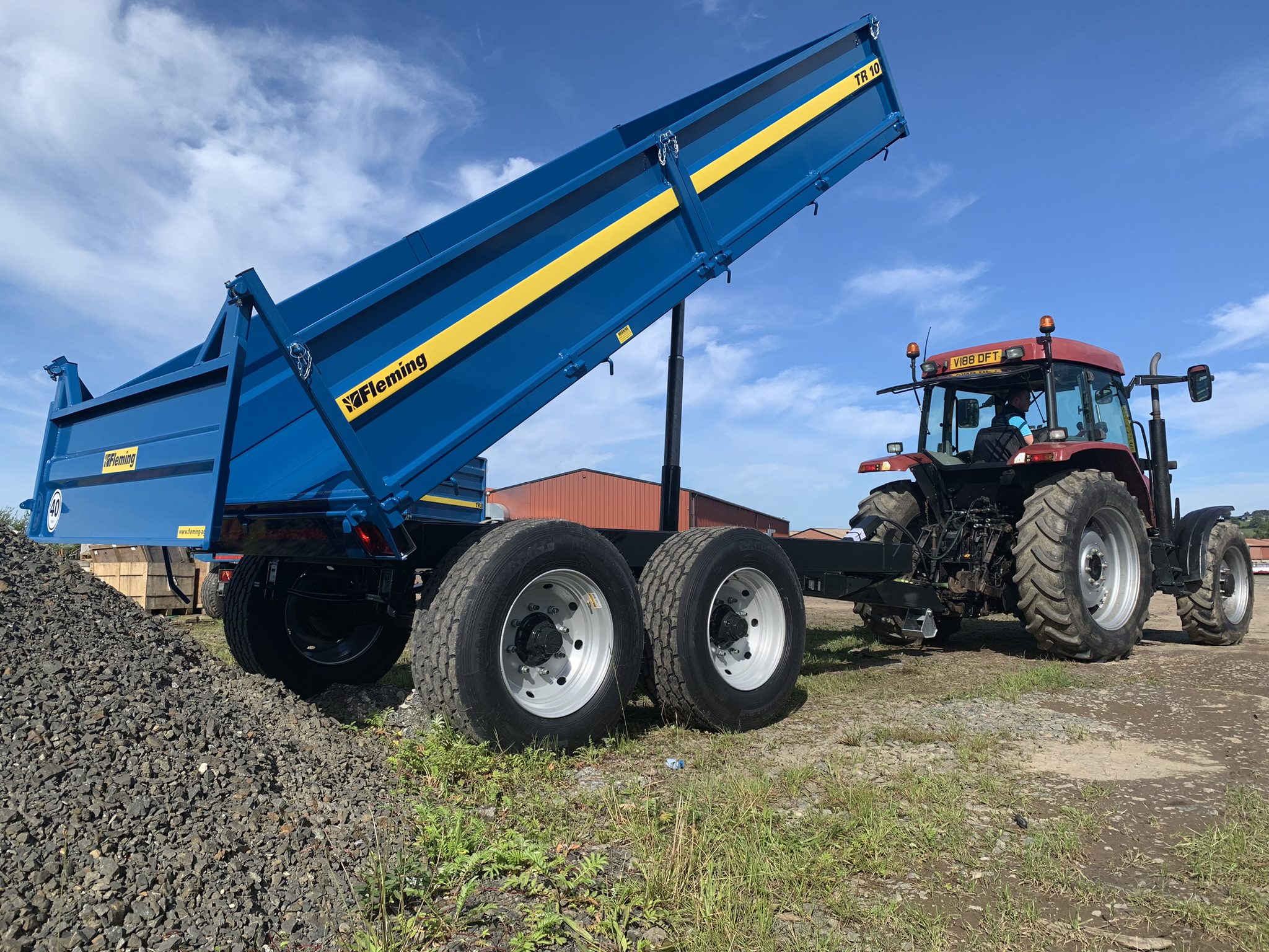 Fleming Tipping and Monoque Trailers - 10 Ton Tipping Trailer - Martin ...