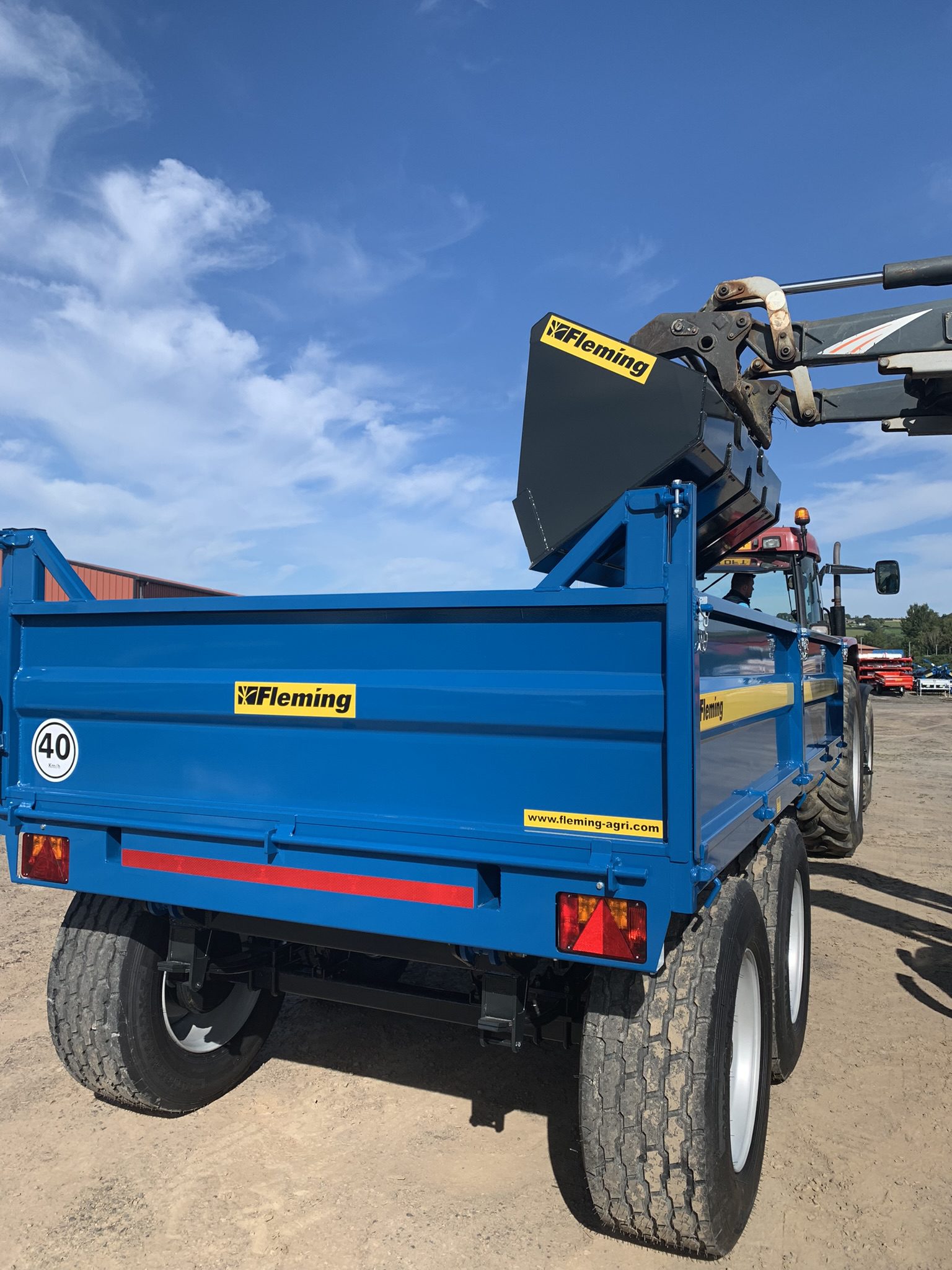 Fleming Tipping and Monoque Trailers - 10 Ton Tipping Trailer - Martin ...