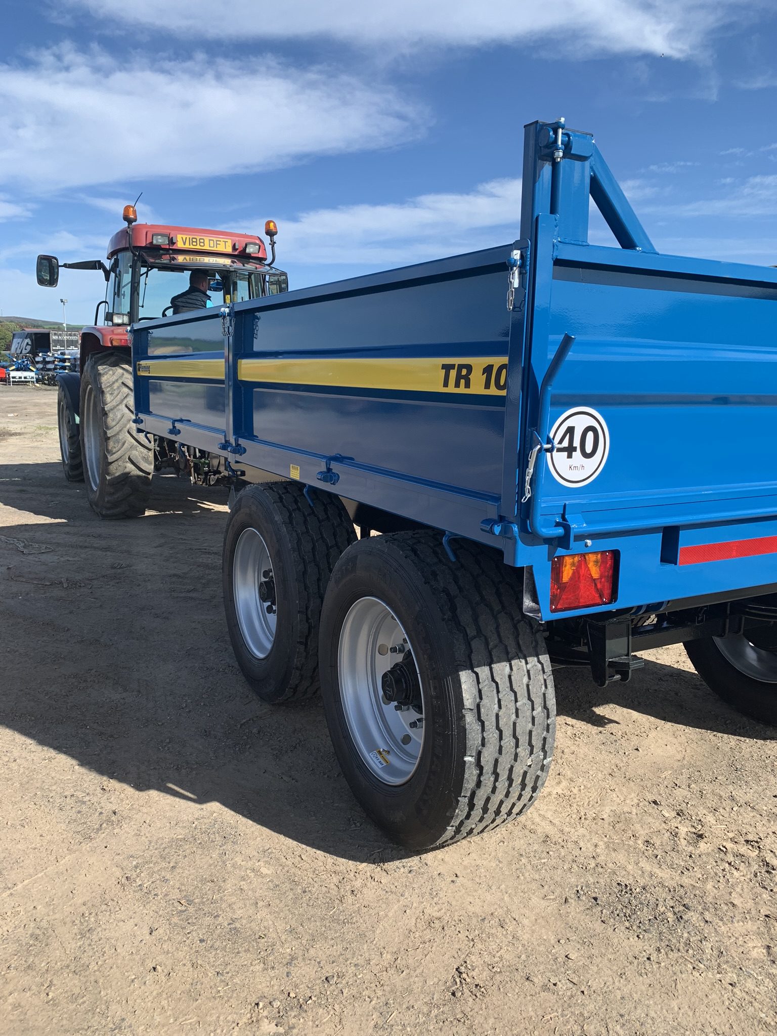 Fleming Tipping and Monoque Trailers - 10 Ton Tipping Trailer - Martin ...