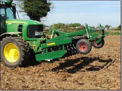 Cousins of Emneth - Front Mounted Disc Tiller - Martin Pears ...