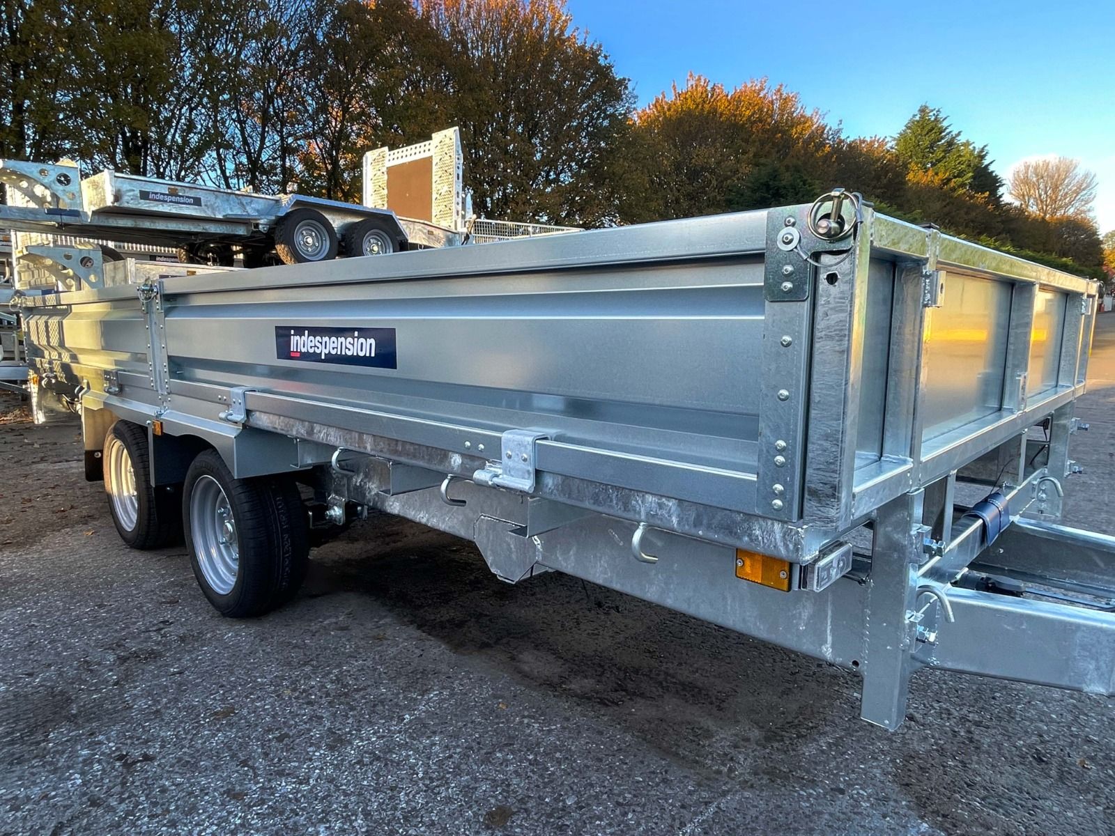 Indespension Braked 10'x6'6" Twin Axle Flatbed Trailer - Martin Pears ...