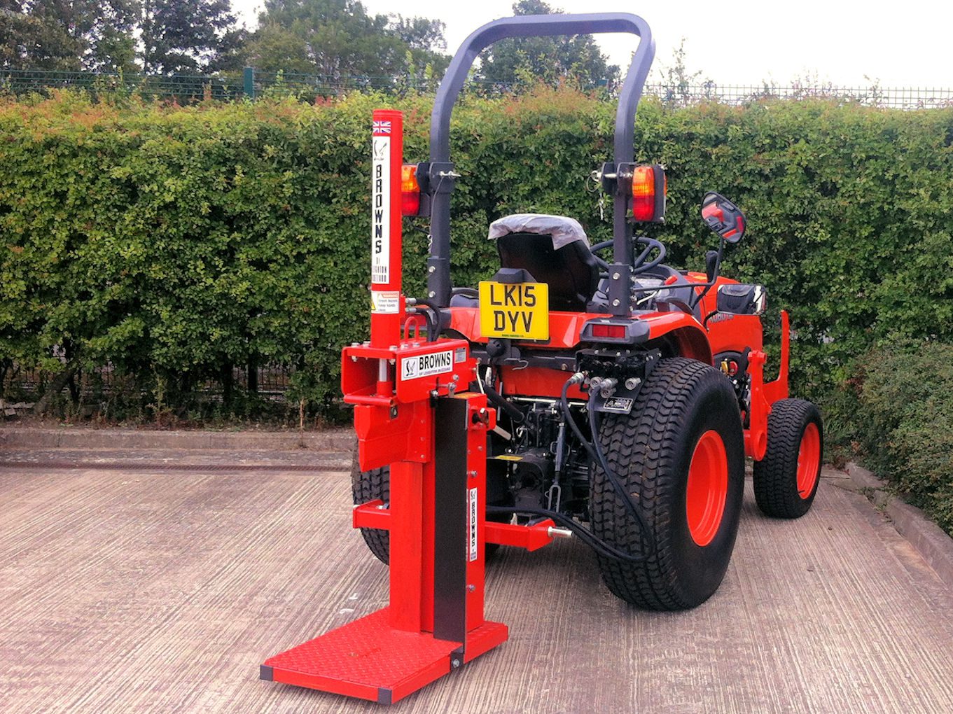 Browns 10T Log Splitter - Martin Pears Engineering » Martin Pears ...