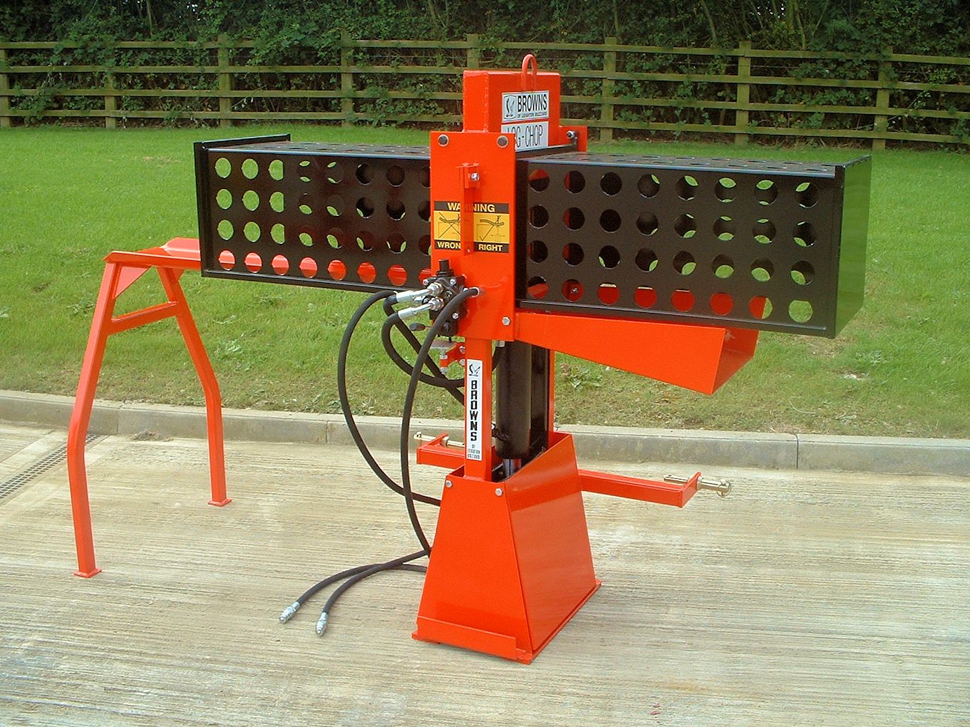 Browns Log Chop Wood Guillotine - Martin Pears Engineering » Martin ...