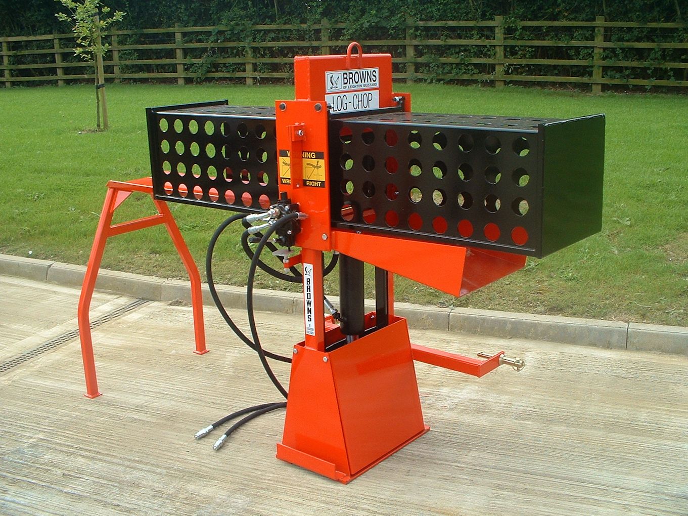 Browns Log Chop Wood Guillotine - Martin Pears Engineering » Martin ...