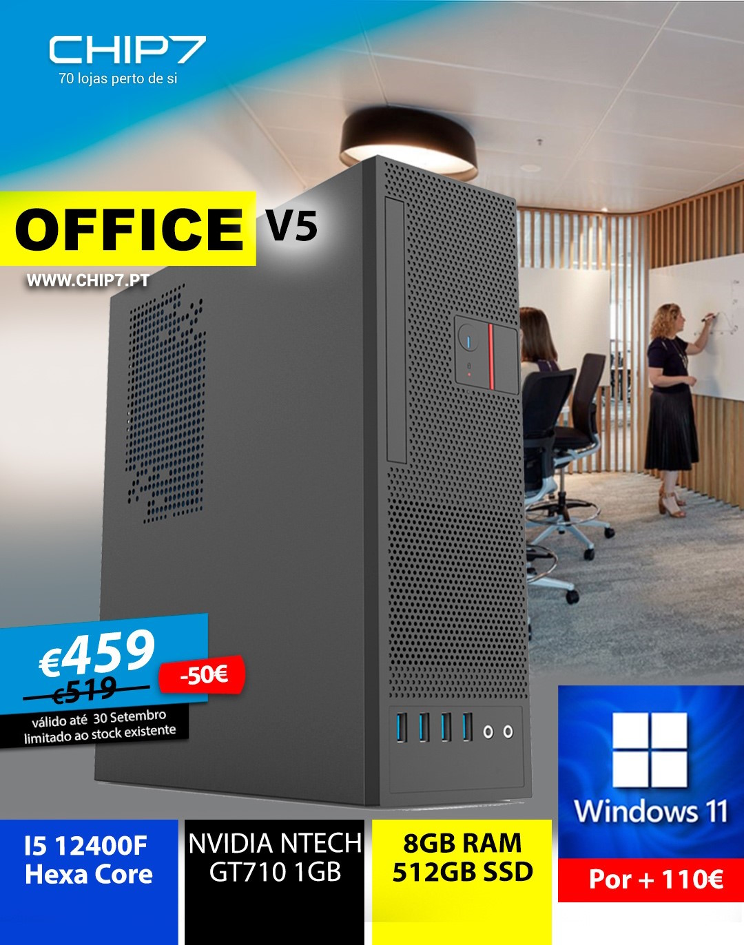 COMPUTADOR TRABALHO - I5 12400F / GT710 1GB / 8GB RAM / 480GB SSD ...