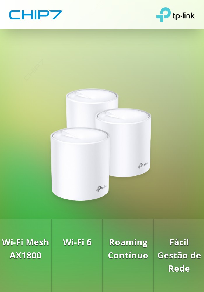 TP-LINK AX1800 WHOLE HOME MESH WI-FI 6 SYSTEM | CHIP7