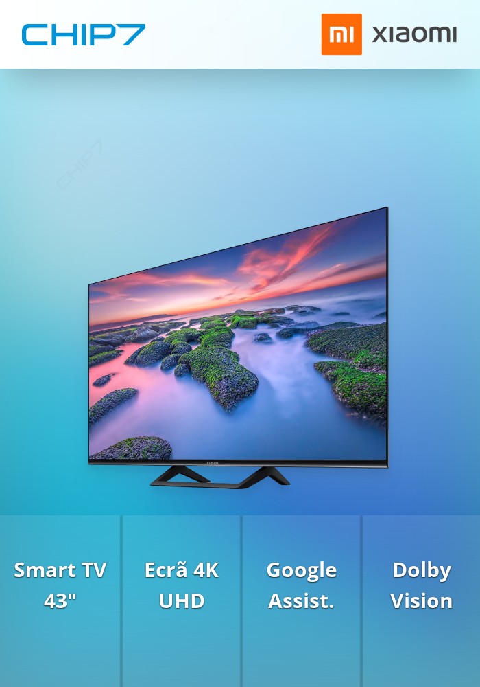 Televisão TV Xiaomi - 43" 4K Ultra HD LED / Smart TV / HDR10 - Mi TV A2 ...